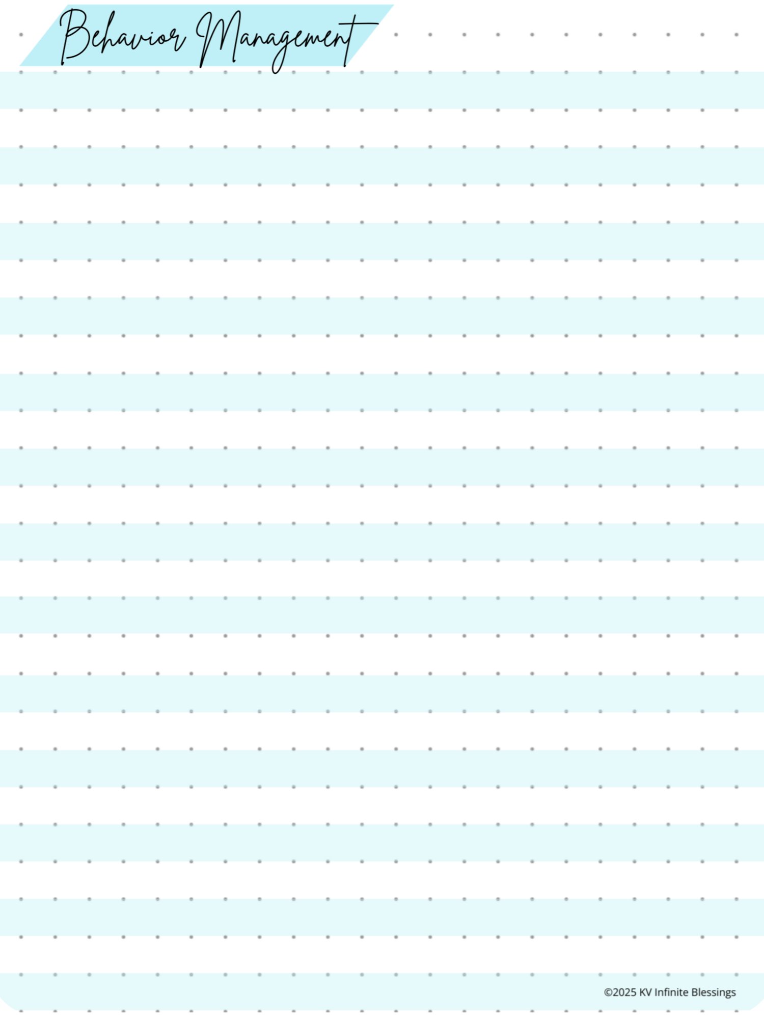 Student Observation & Class Behavior Log | Digital & Printable Bullet ...