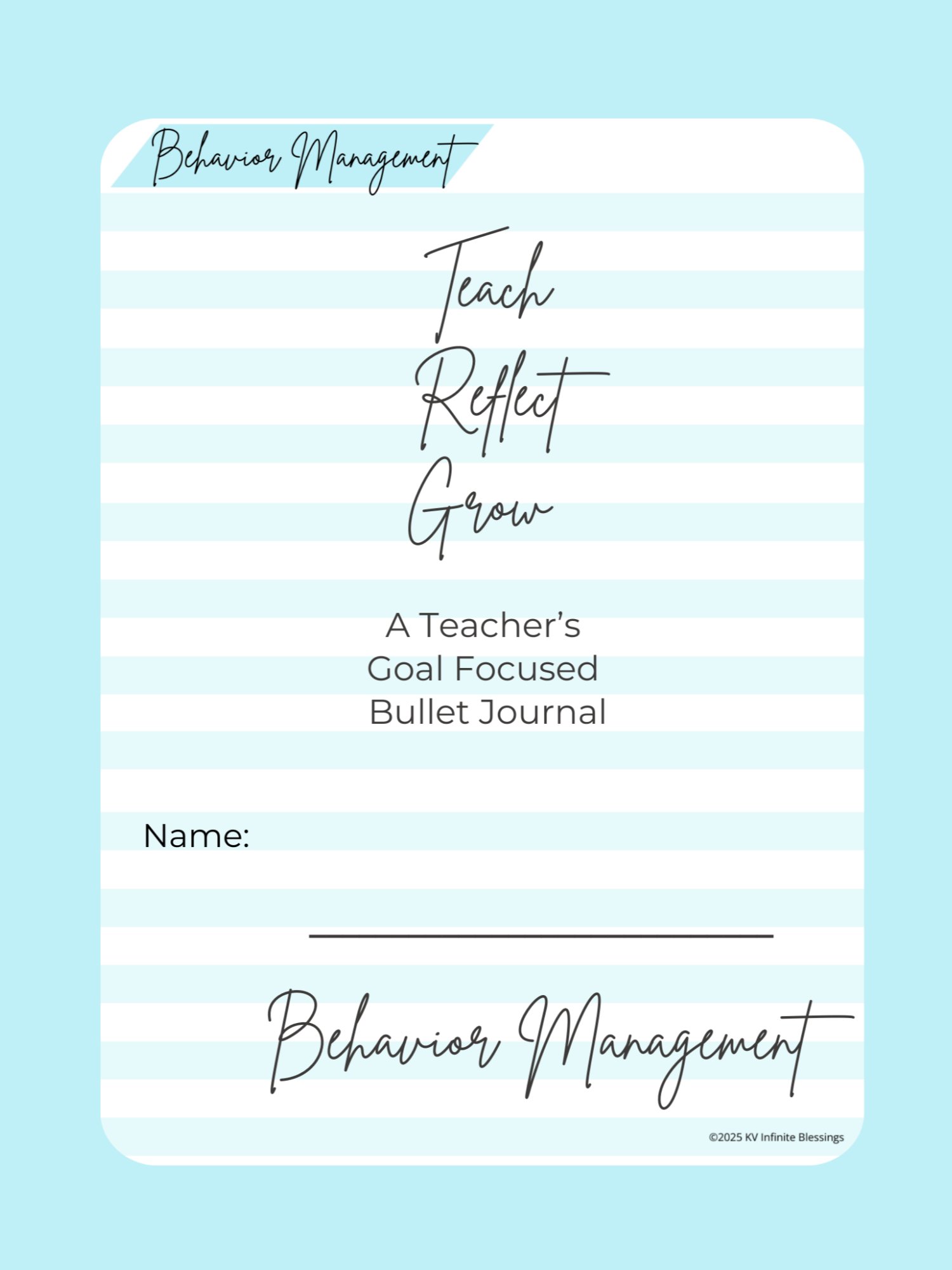 Student Observation & Class Behavior Log | Digital & Printable Bullet ...