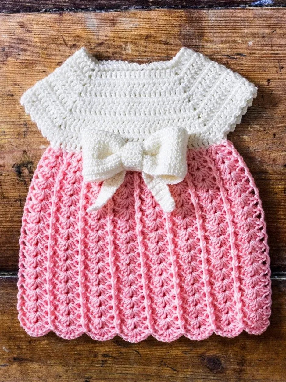 Easy Baby Dress Crochet Pattern | Maisie and Ruth