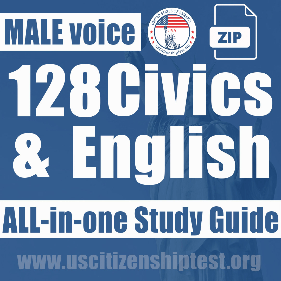 US Citizenship All-In-One Study Guide (128 version) | Citizenship with ...