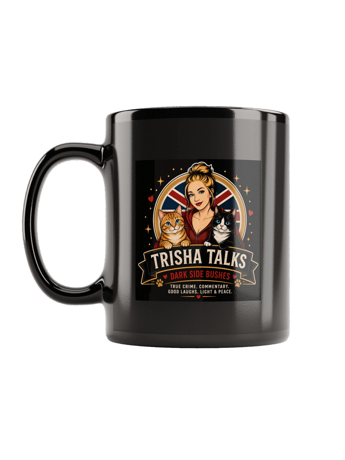 Trisha Talks Dark Side Bushes Mug | TrishaTalks
