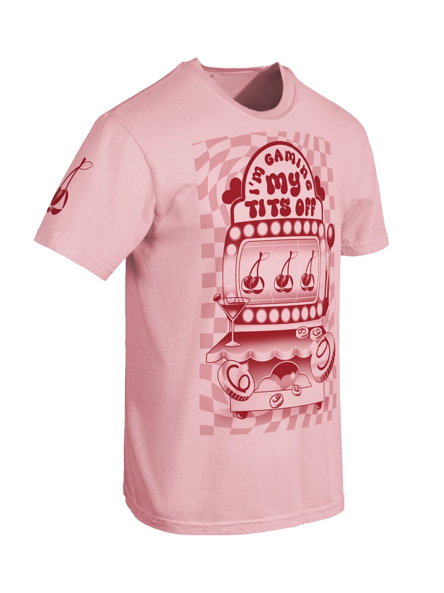 GMTO T-shirt Front Design - Red Print | g_birb