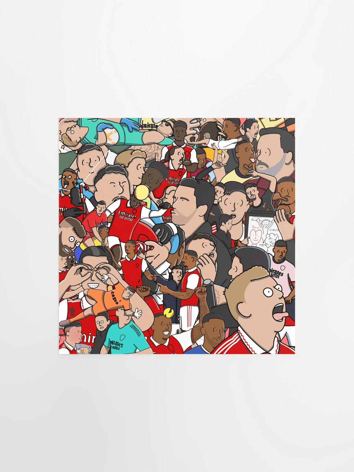 Poorly Drawn Arsenal Poster | Poorly Drawn Arsenal