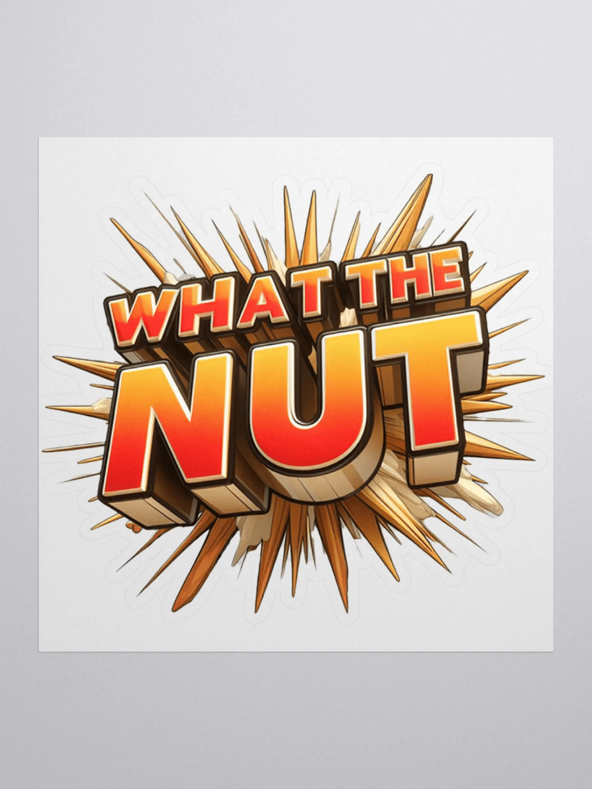 What The Nut Sticker | Wizard