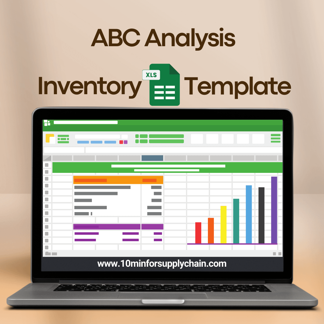 Inventory ABC Analysis Excel Template | 10 Min For Supply Chain