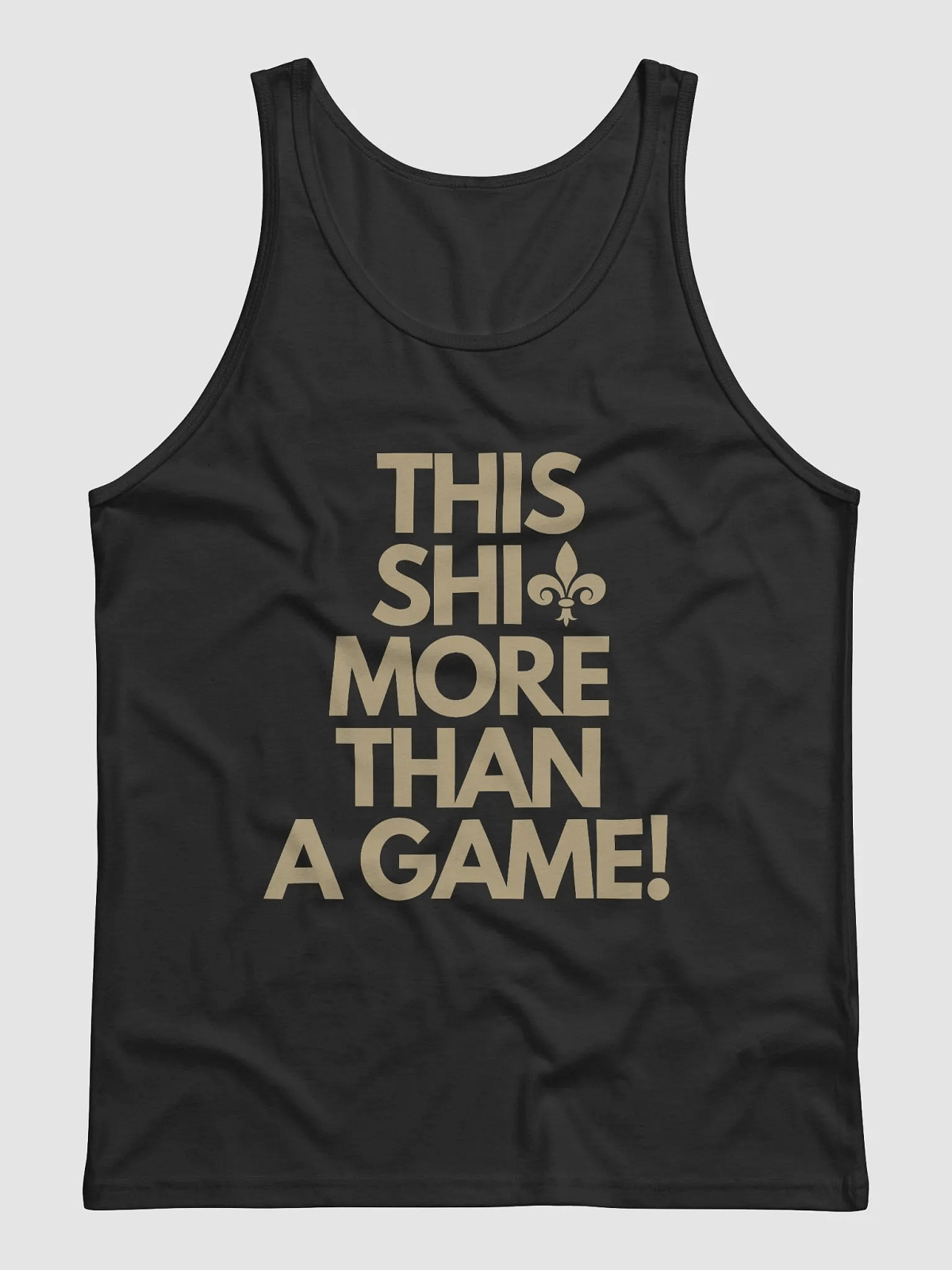 This Shit More Than A Game Tank (Black And Gold) | Jono Barnes