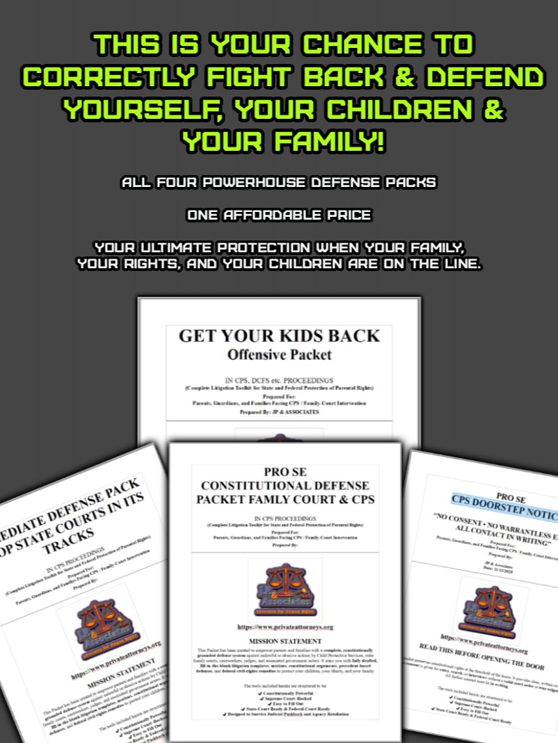 THE COMPLETE FAMILY COURT DEFENSE MEGA-BUNDLE | JP & ASSOCIATES