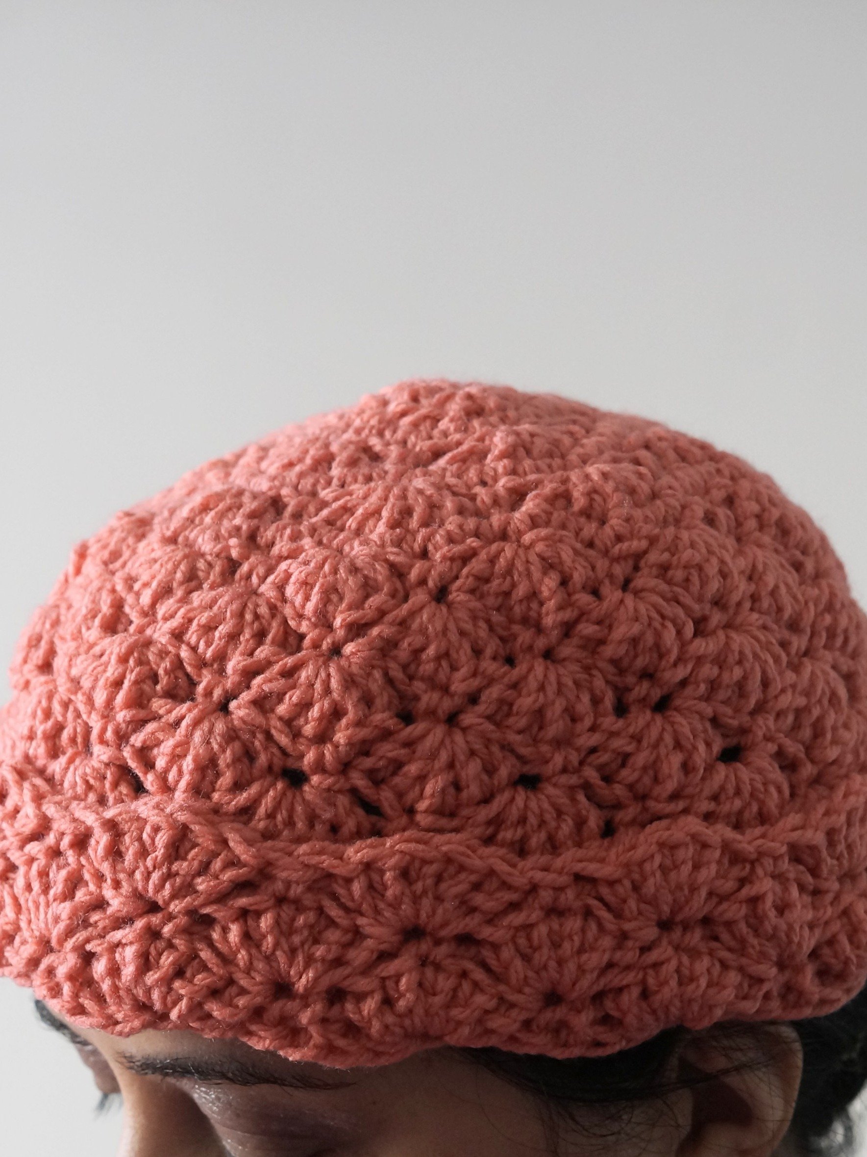 Shell stitch fisherman beanie crochet pattern | Crochicanbf